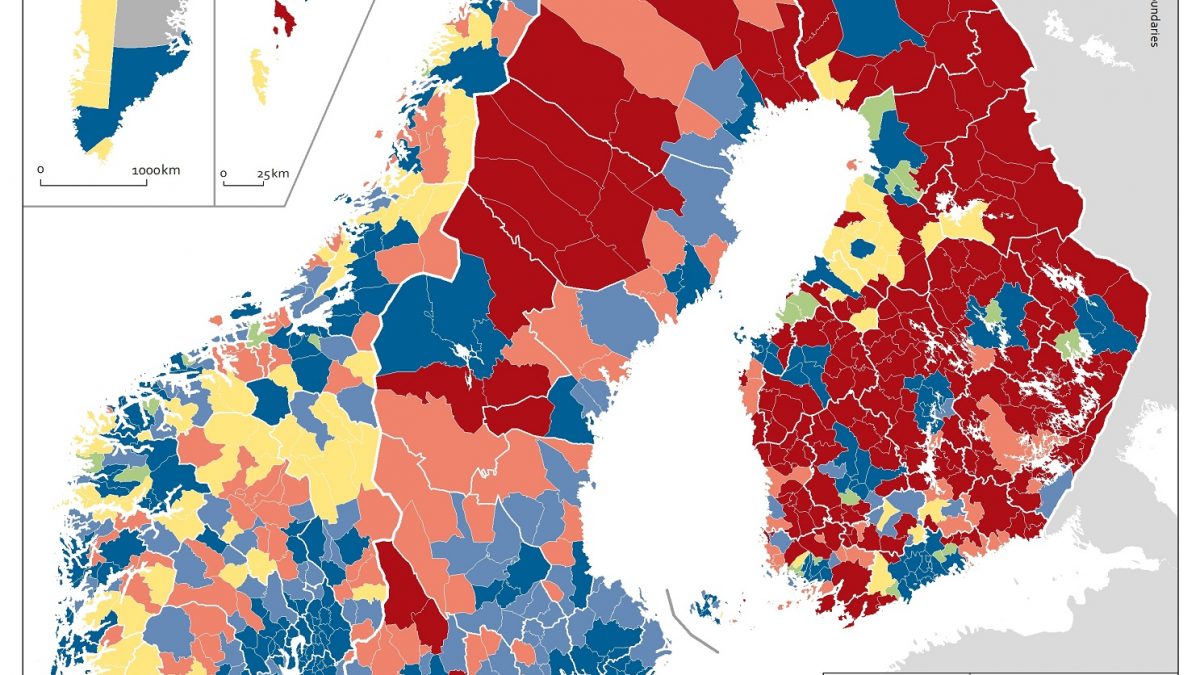 Total population change by main component 2010-2018 | NVC